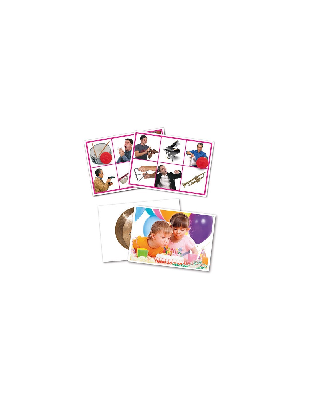 Bingo: acciones e instrumentos musicales - Tienda Promedisa